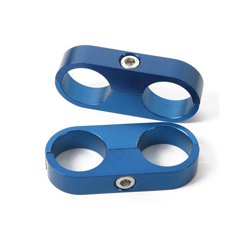 Aluminum Dual-Hole Hose Separator Clamp - Grancen Precision Manufacturing
